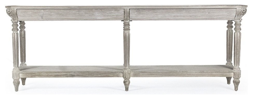 Bryce Rustic Wood Console Table - French Country - Console Tables - by ...
