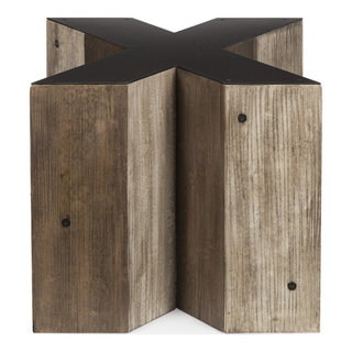 X Letter Side Table - Farmhouse - Side Tables And End Tables - by AED ...