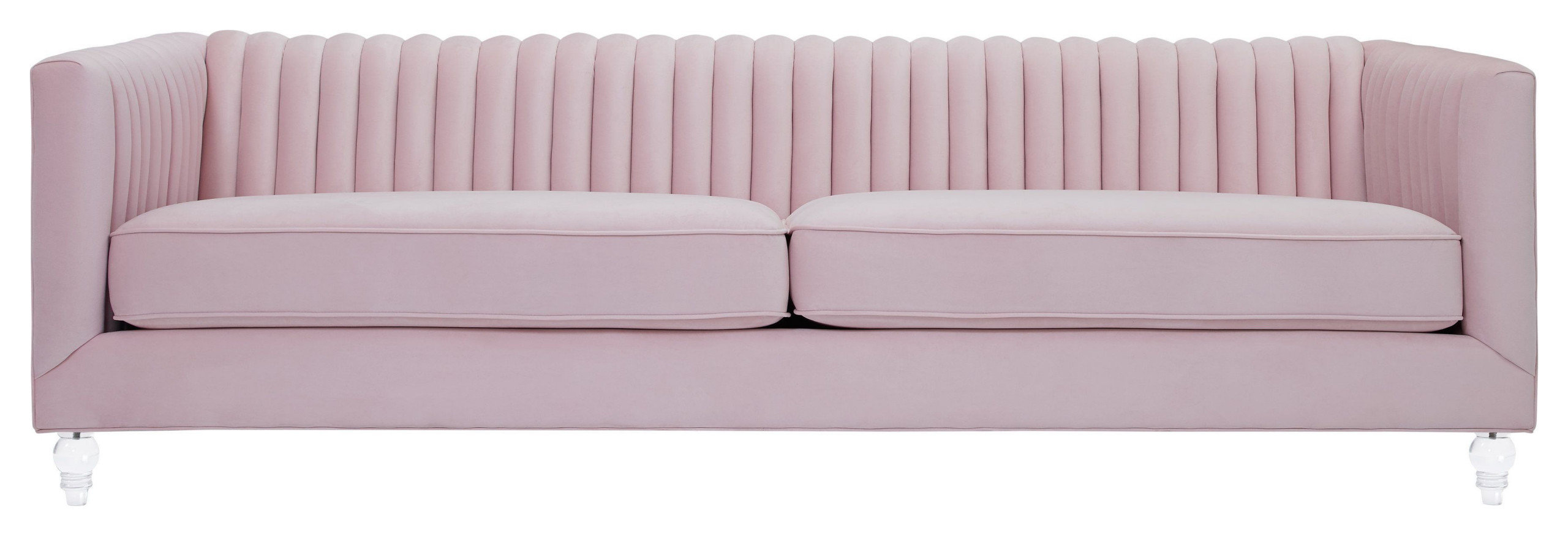 Aviator Blush Sofa - Eclectic - Sofas - by Kolibri Decor | Houzz