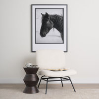 Odessa Dark Brown Wood Side Table - Rustic - Side Tables And End Tables ...