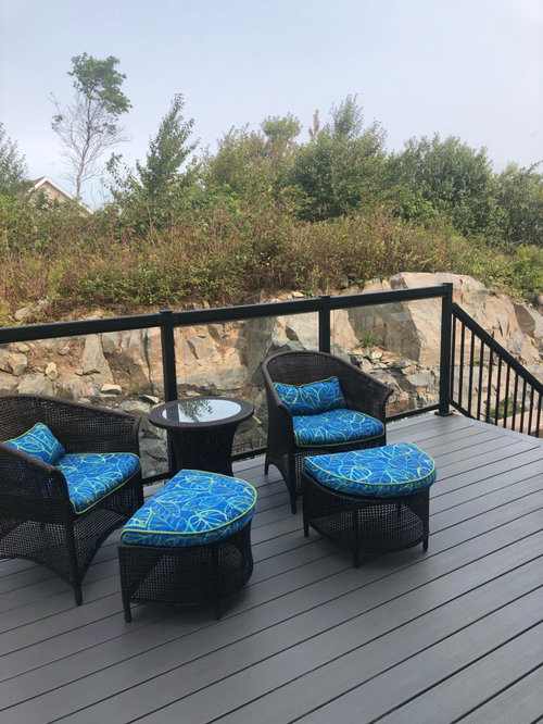 Natural rock face landscaping ideas