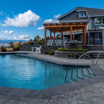 75 Mediterranean Pool Landscaping Ideas You'll Love - May, 2022 | Houzz