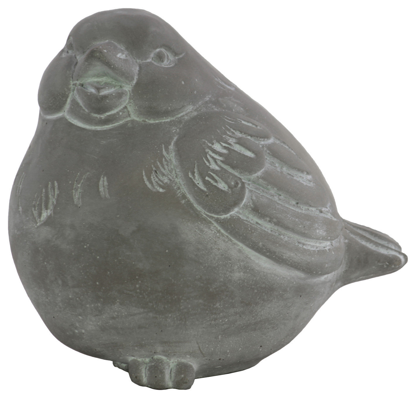 Urban Trends Cement Bird Statue With Gray - Contemporary - Decorative ...