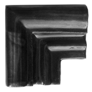 Black Chair Rail Corner Molding, Set of 5 - Traditional - Molding And ...