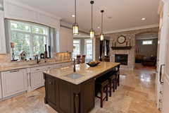 How should I decorate the space between the 2 windows?