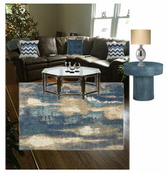 Round or rectangular living room rug?