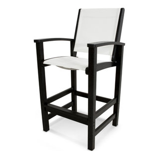 Polywood Coastal Bar Chair - Transitional - Outdoor Bar Stools And ...
