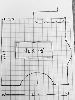 Need some advice for a 14x14 dining room