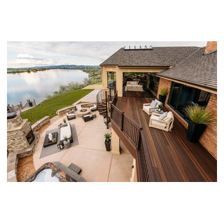 Dream Deck -- Envision Distinction Rustic Walnut composite deck ...