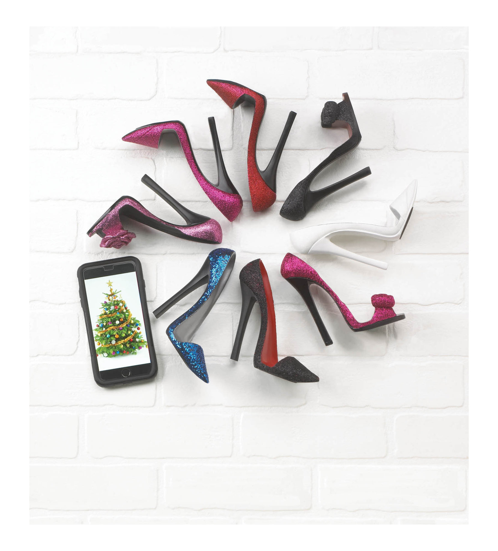 Sparkle Red Shoe Phone Holder - Contemporary - Desk Accessories - by ...