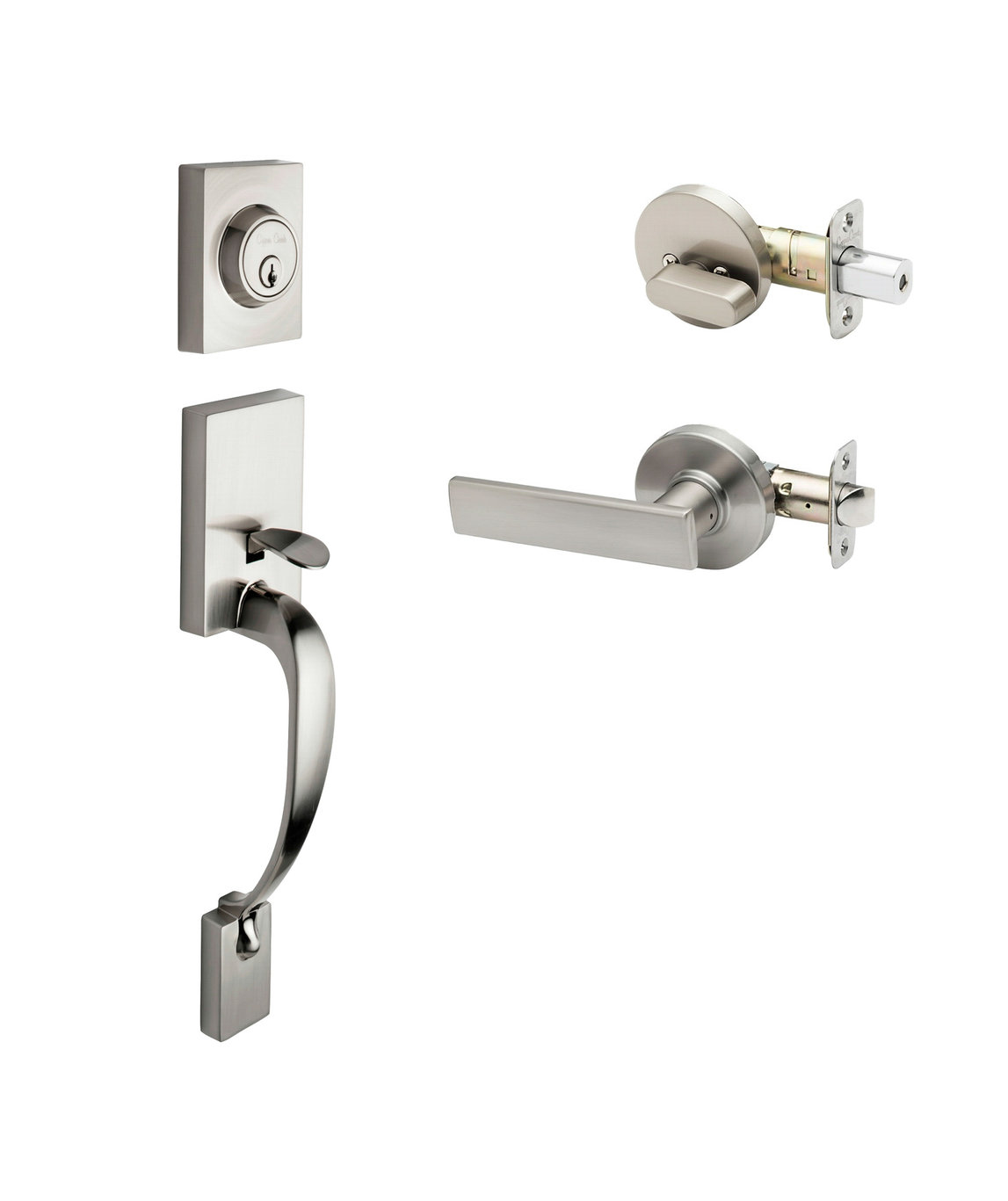 Active Handle Set, Remi Lever Interior Trim - Transitional - Door Entry ...