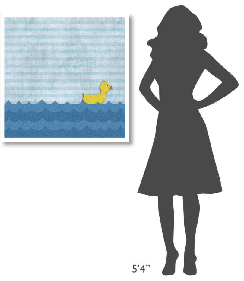 "Ducks - Little Duckling Leading" Digital Paper Print by BG.Studio, 20 ...