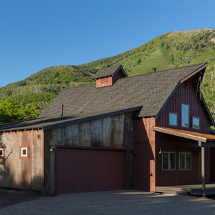 75 Beautiful Rustic Metal Exterior Home Pictures & Ideas | Houzz