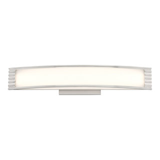 Vantage Vanity LED Vanity in Brushed Nickel - Transitional - Bathroom ...
