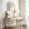 Grace Vanity and Mirror Set With Stool - Midcentury - Bedroom & Makeup ...