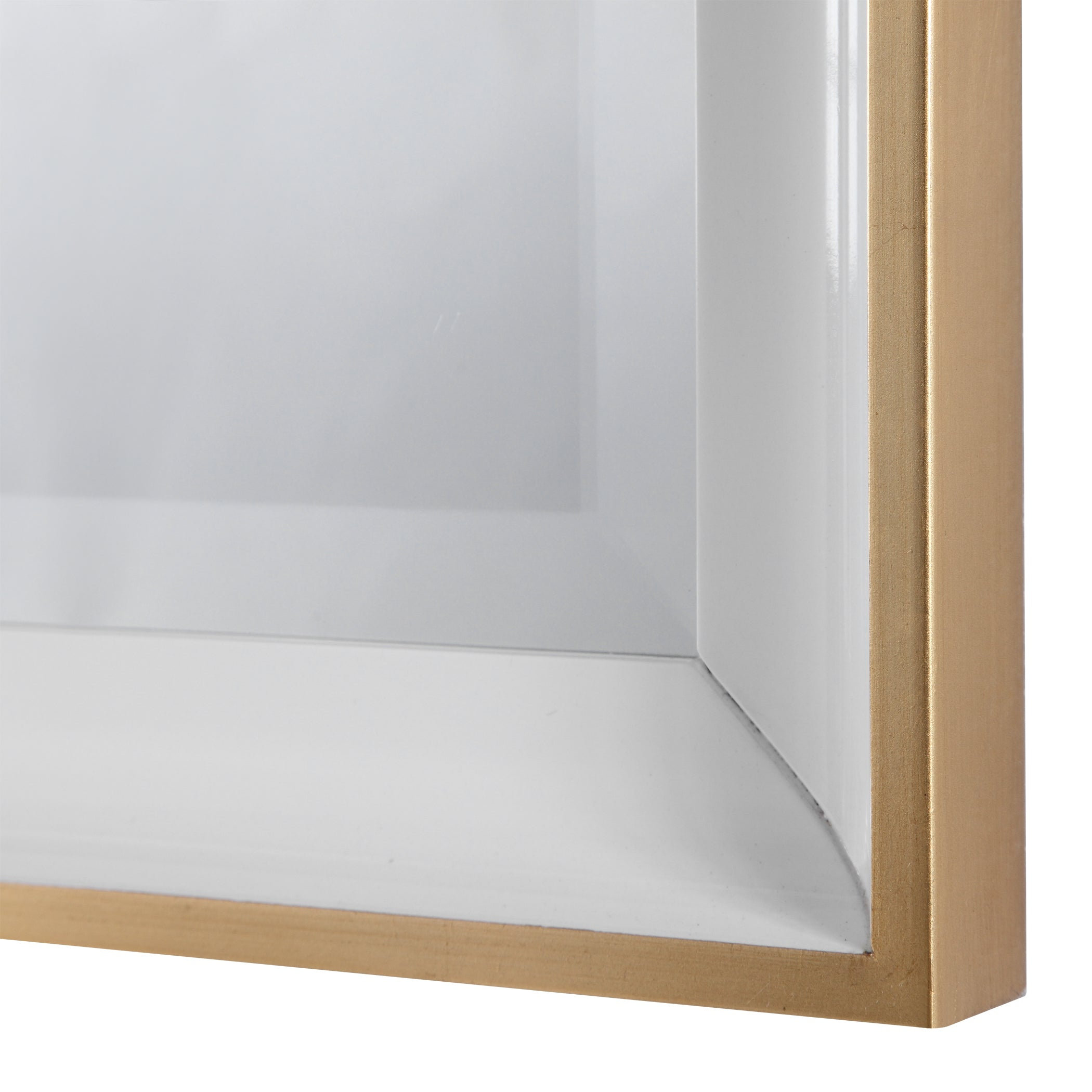 Uttermost Gema White Mirror - Contemporary - Wall Mirrors - by Hudson ...