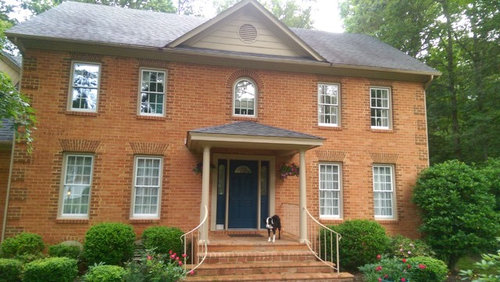 Front Door Color options for Brick Colonial