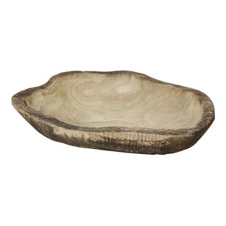 Elk Home Eastwood - 18" Organic Tray, Natural Finish - Rustic - Serving ...