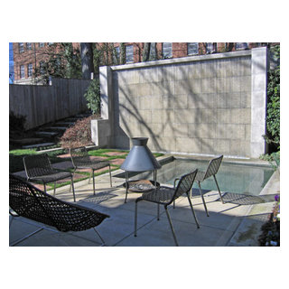 Limestone water feature, limestone Spa coping, patio and Step treads ...