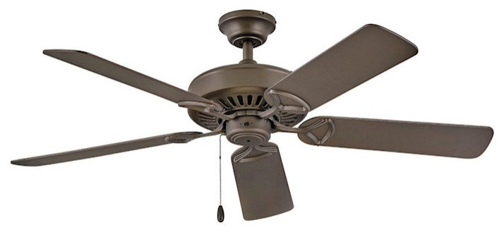 Hinkley Lighting Windward 52" Fan, Metallic Bronze, Pull Chain ...