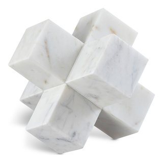 Jack Marble Tabletop Object - Contemporary - Decorative Objects And ...