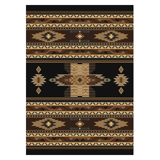 United Weavers Manhattan Area Rug, Phoenix Black, 1'11" x 7'4 ...