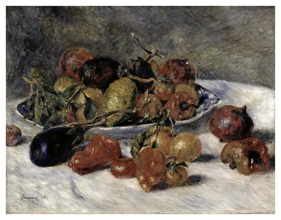 "Mediterranean Fruits" Digital Paper Print by Pierre-Auguste Renoir, 18 ...
