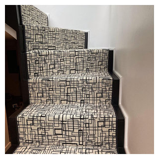 Grid Stair Runner - Eclectic - Staircase - Philadelphia - by Langhorne ...