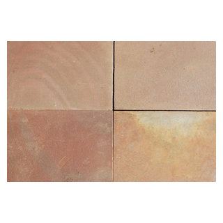 Multi Color Red Slate Tiles, Natural Cleft Face/Back Finish, Sample ...