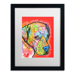 Dean Russo 'Dogs Speak' Art, 20"x16" - Contemporary - Prints And ...