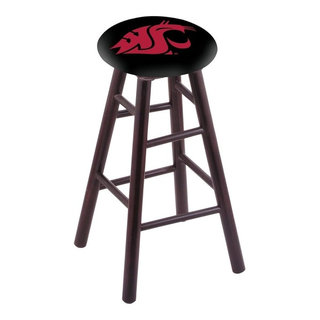 Washington State Bar Stool, Dark Cherry - Contemporary - Bar Stools And ...