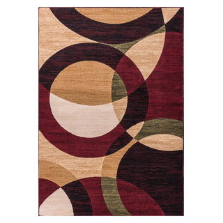 Well Woven Dulcet Bingo Area Rug, Red, 2'7'' x 3'11'' - Transitional ...