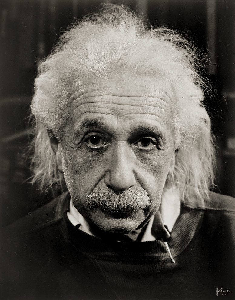 Albert Einstein Print, 11" x 14" - Contemporary - Prints And Posters ...
