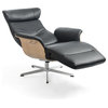 Conform Reclining Leather adjustable Lounge Chair - Midcentury ...