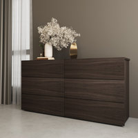 Ayla Dresser, Dark Oak Melamine - Modern - Dressers - by Casabianca ...