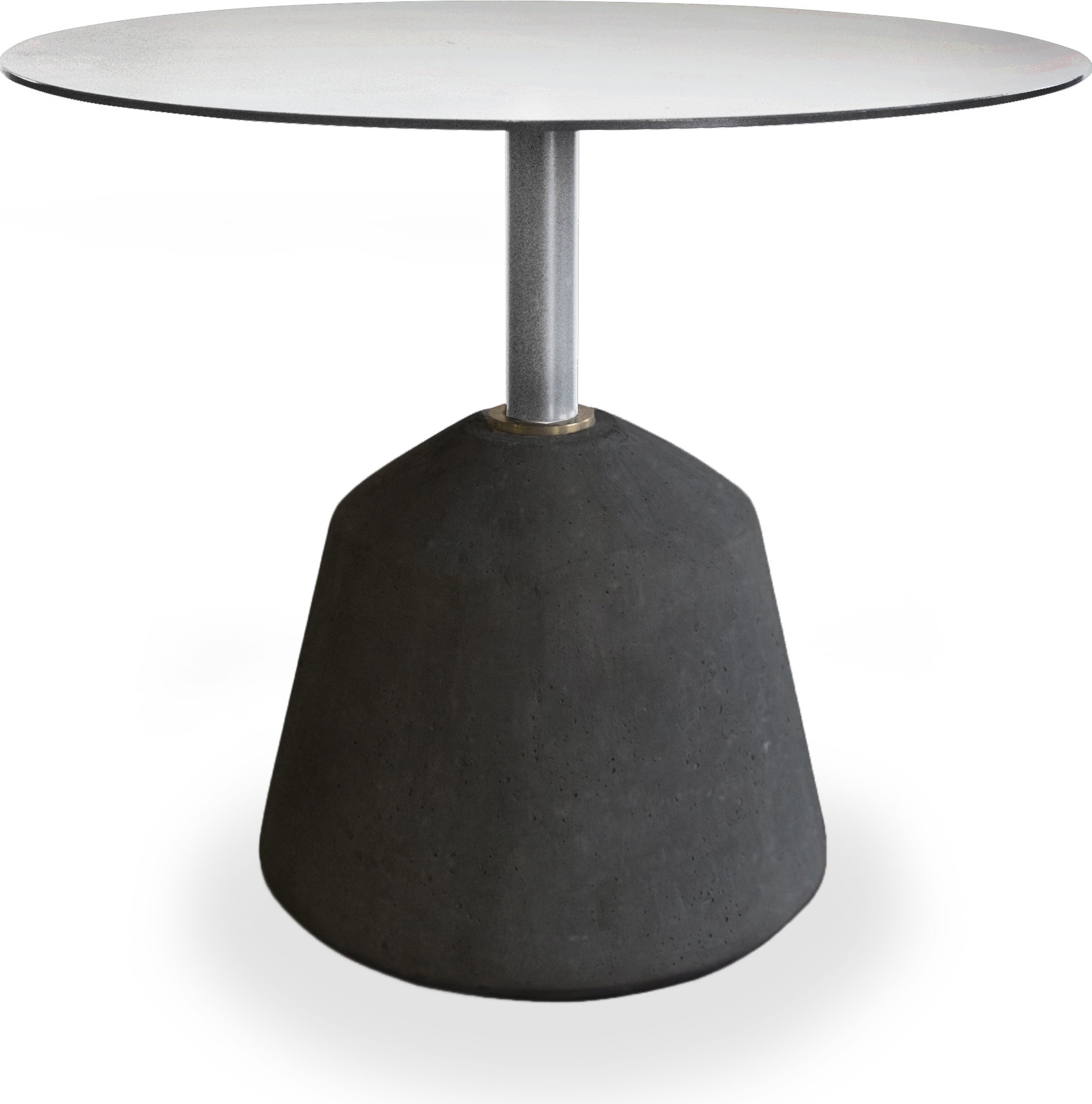 Exeter Side Table, Black Concrete - Industrial - Side Tables And End ...
