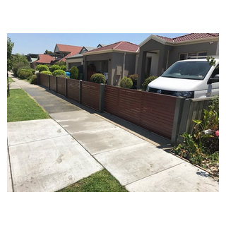Aliscreen Aluminium Slat Fencing - Traditional - Melbourne - by ...