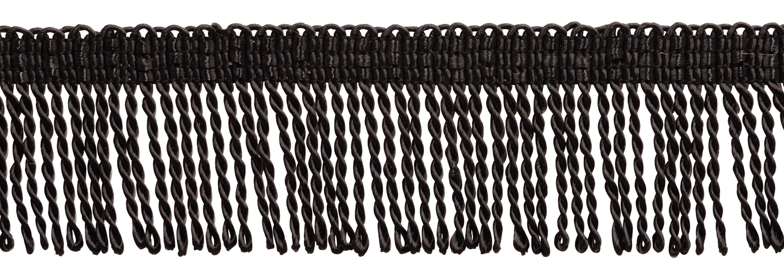 Thin Bullion Fringe Trim, Style# BFT2, Color# K9 - Pure Black [5 Yards ...
