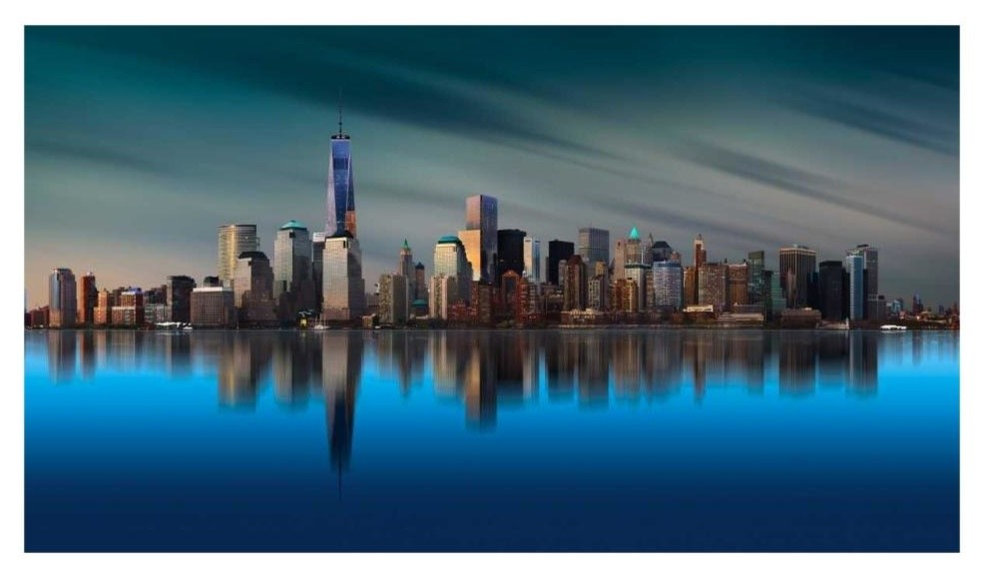 "New York World Trade Center 1" Digital Paper Print by Yi Liang, 24"x14 ...