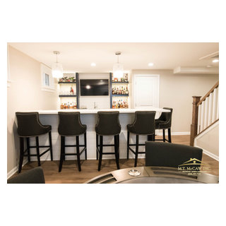 Wheaton Basement Renovation w/ Custom Bar (2022) - Contemporary ...