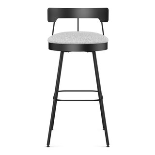 Amisco Monza Swivel Counter and Bar Stool, Counter Height - Midcentury ...