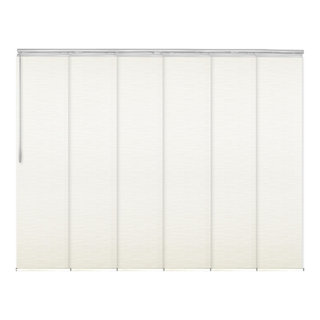 Malia 6-Panel Track Extendable Vertical Blinds 98-130"W, 116" H ...