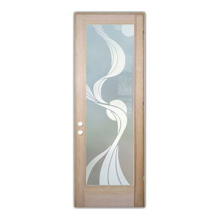 Front Door - Ribbon Reflection Moons - Fiberglass Smooth - 30" x 80 ...