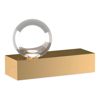 Tech Lighting Mina Table Lamp, Natural Brass - 700PRTMINANB-LED927 ...