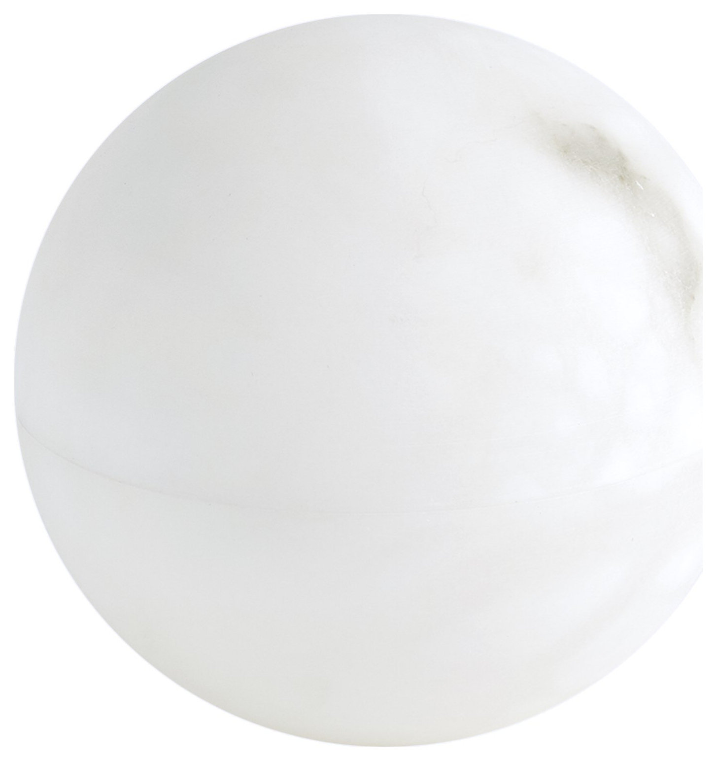 Alabaster Sphere Box, White, Large - Contemporary - Decorative Objects ...
