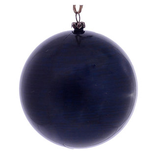 Vickerman Wood Grain Ball Orn, 4" - Traditional - Christmas Decorations ...