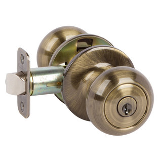 Callan Saxon Keyed Entry Knob Set - Transitional - Doorknobs - by ...