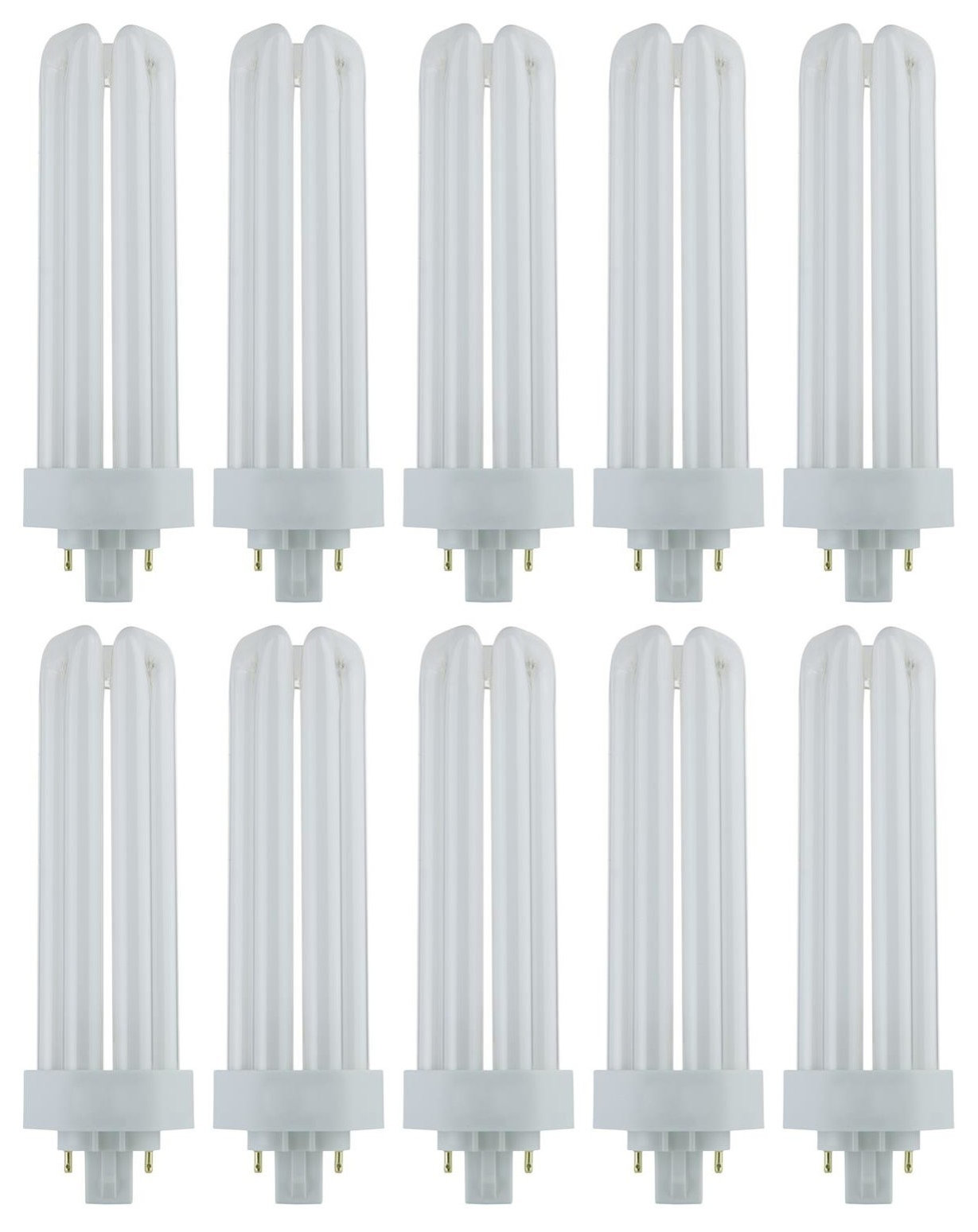 10 Pack Sunlite 42 Watt Plt 4 Pin Triple Tube, Gx24Q 4 Base, Daylight - Contemporary - Compact ...