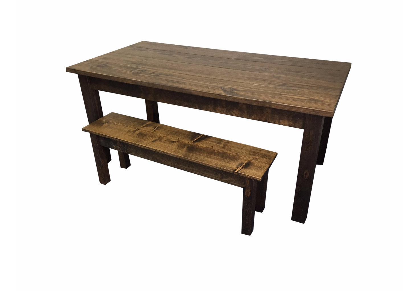 Yukon Table, 48" - Rustic - Dining Tables - by Ezekiel & Stearns | Houzz