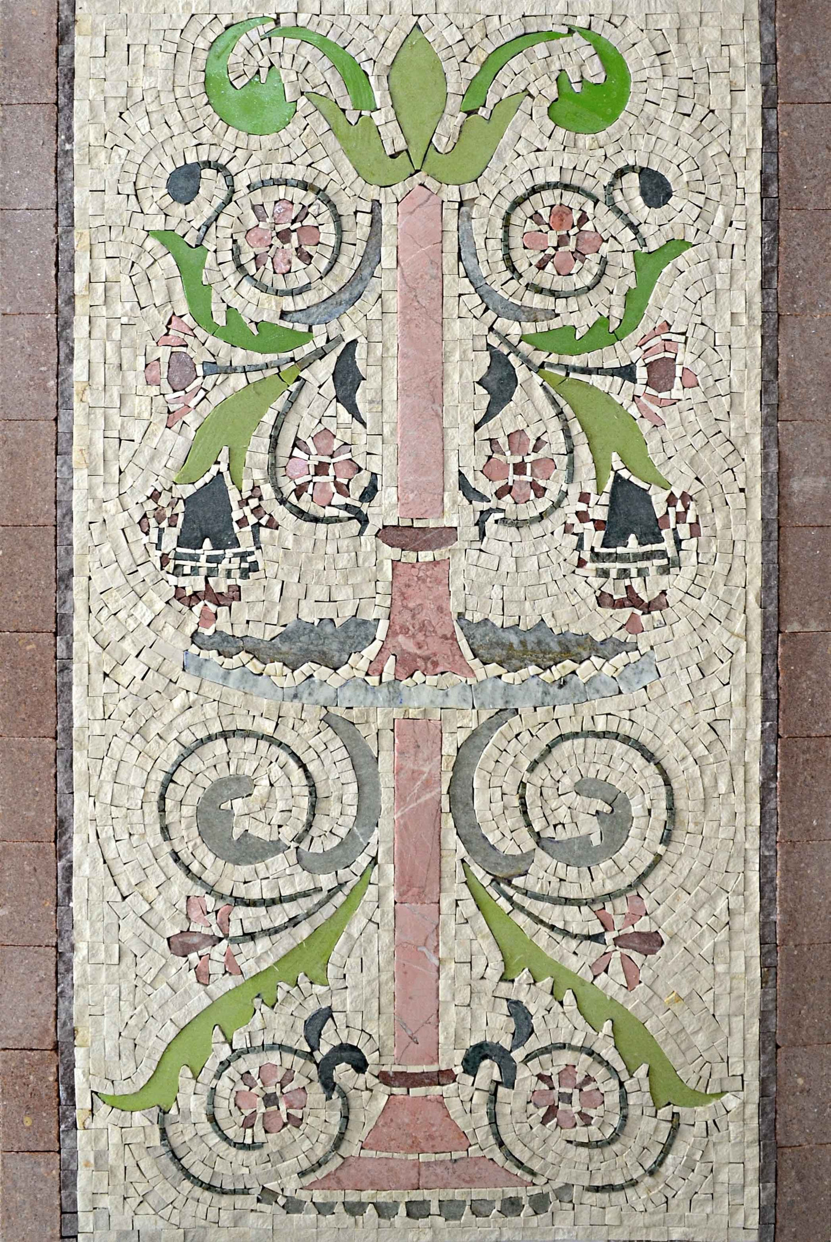 Celtic Tree of Life, Mosaic Patterns, 31" x 47" - Mediterranean - Tile ...